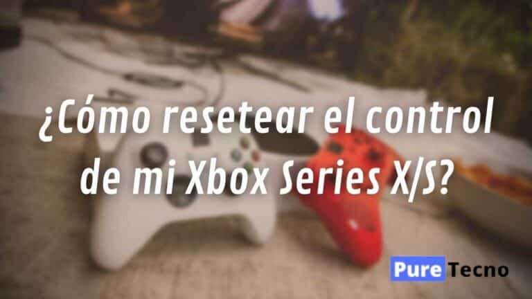 Aprende cómo reiniciar un control de Xbox Series S/X
