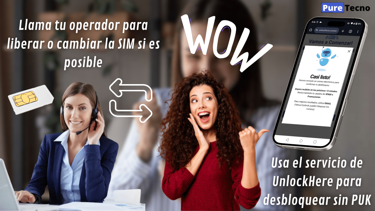 Cómo desbloquear una tarjeta SIM sin el código PUK en línea